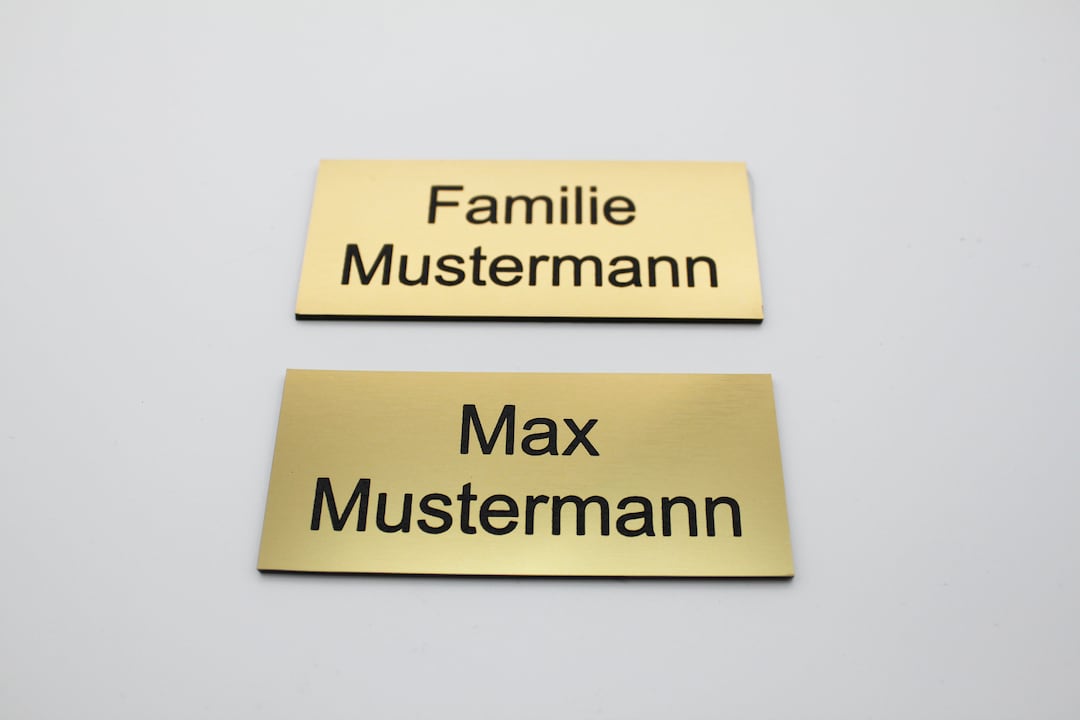 Letterbox Sign Bell Sign Door Sign Gold Letterbox Engraving - Etsy