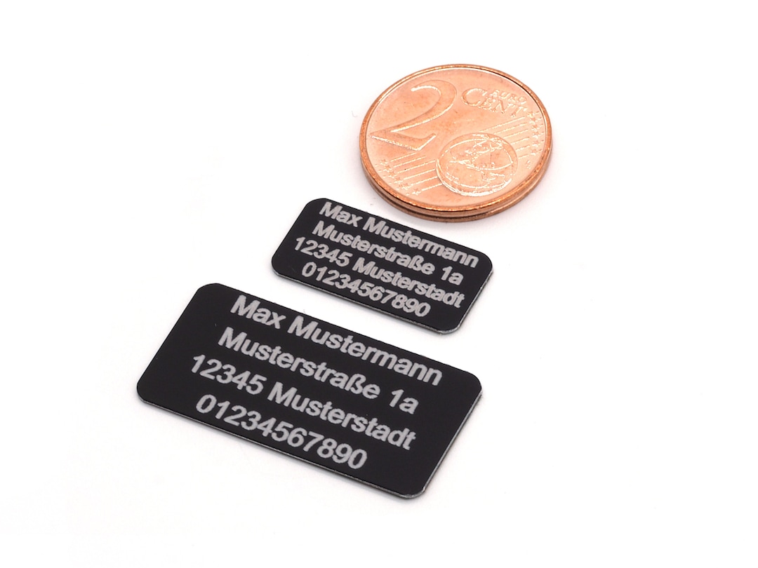 Drone Copter Marking Plaque Address Engraving License Plate Address ...