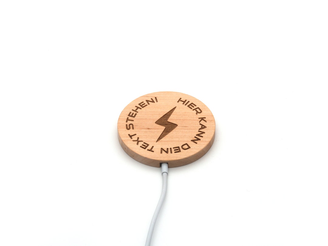 Magsafe Wooden Charging Station Holder for iPhone | Personalized With ...