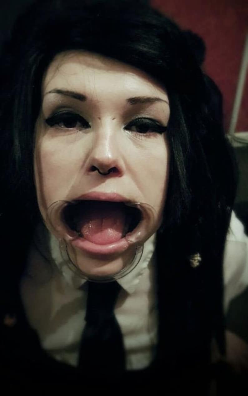 Spread Open Wide Cheek Spreader Gag Open Mouth Gag Cheek Drool Etsy