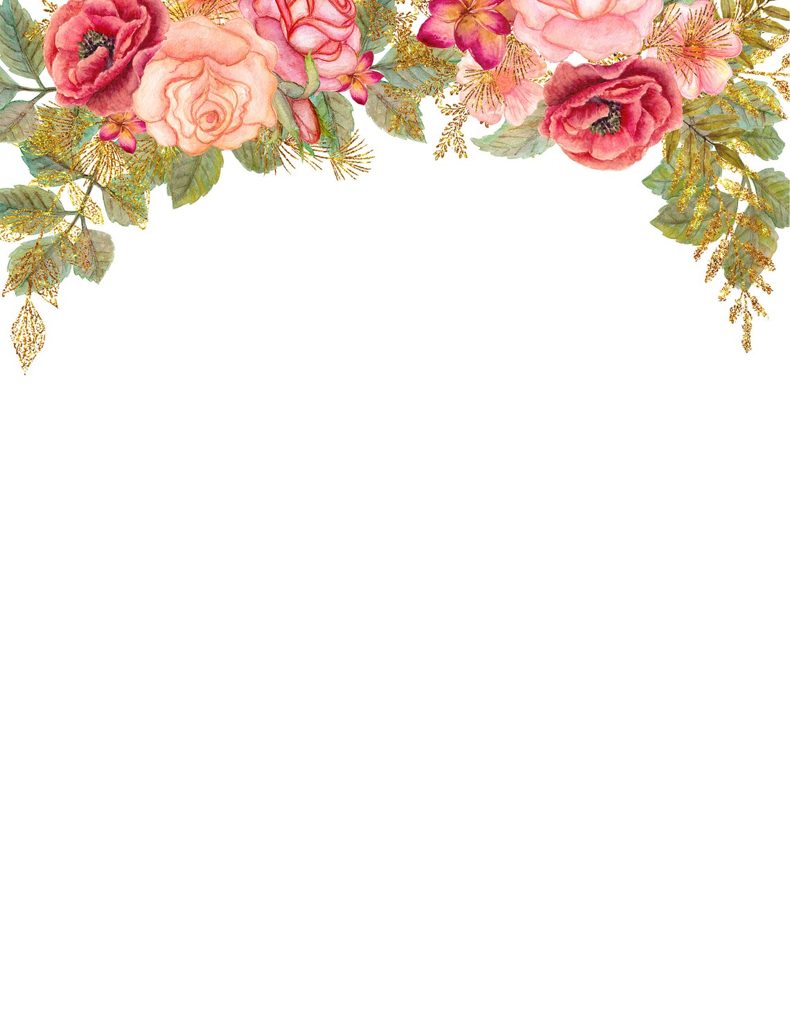 Rose Paper Printables Bundle With Bonus - Etsy