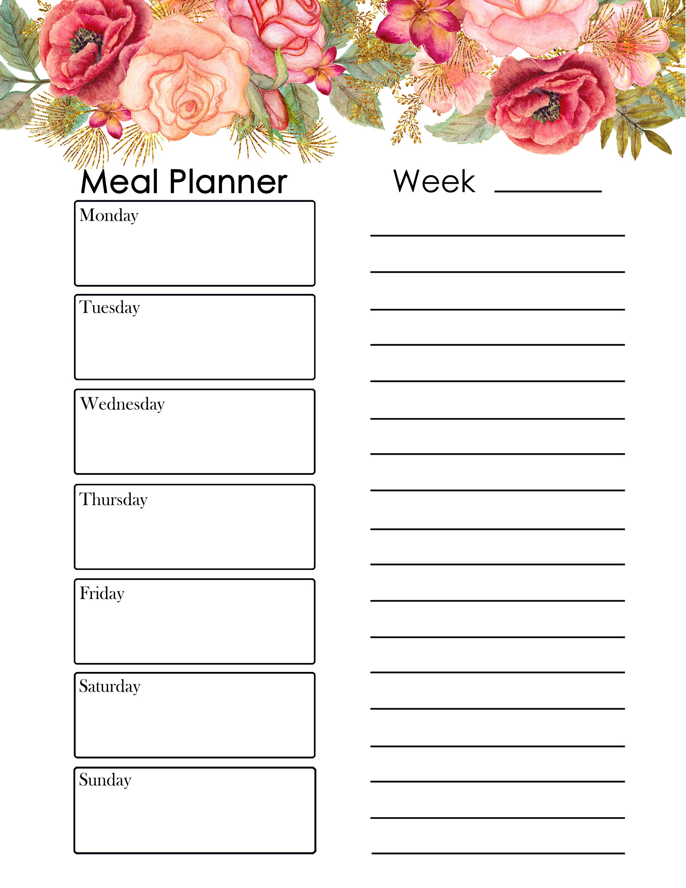 Rose Paper Printables Bundle With Bonus - Etsy