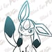 Glaceon SVG Flat, Pokemon, Smash Brother, Eevee, Pikachu, Ashe,catch ...