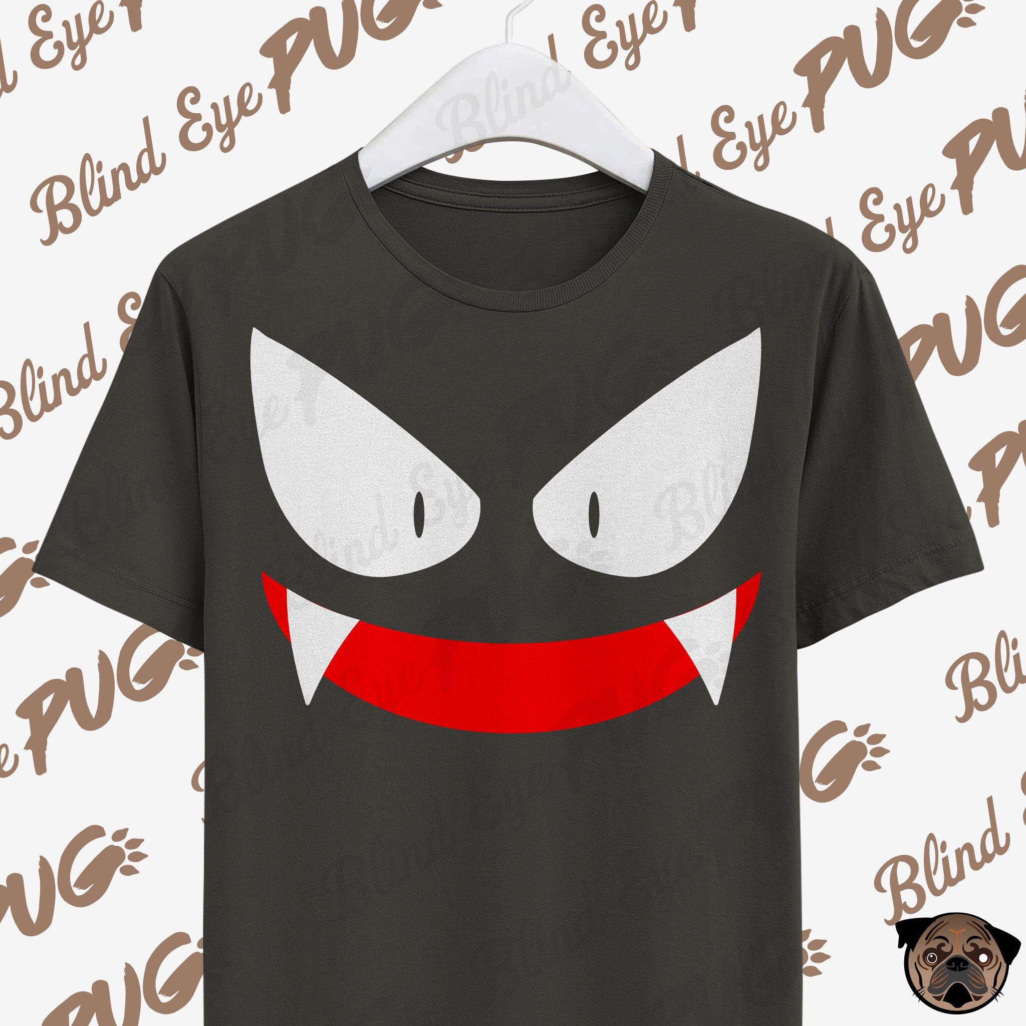 Gastly SVG T-shirt Design Pokemon Smash Brother Eevee - Etsy Australia