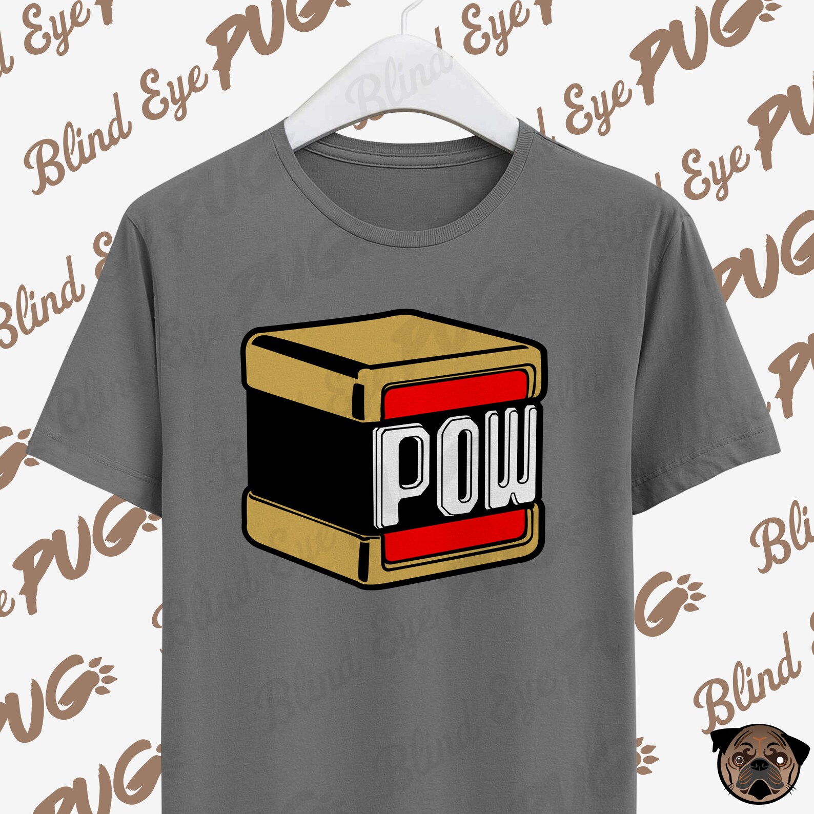 POW Cube SVG Layerblock Mario Brothers Mario Kart - Etsy Canada