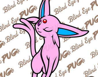 Leafeon SVG Layer Pokemon Smash Brother Eevee Pikachu | Etsy