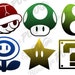 Mario Bros Icons SVG Flat - Etsy