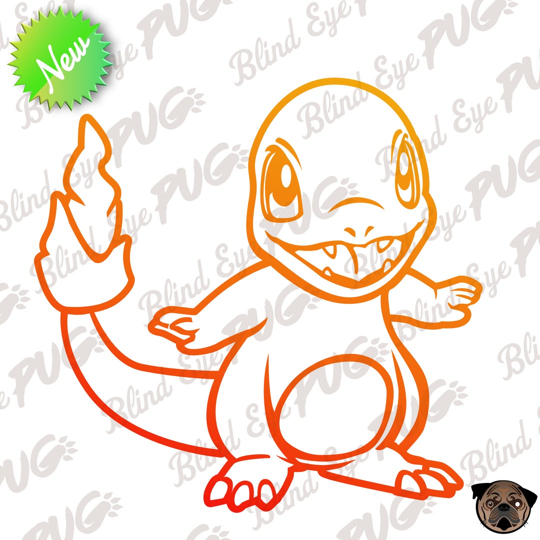 Charmander SVG Flat, Pokemon, Smash Brother, Eevee, Pikachu, Ashe,catch ...