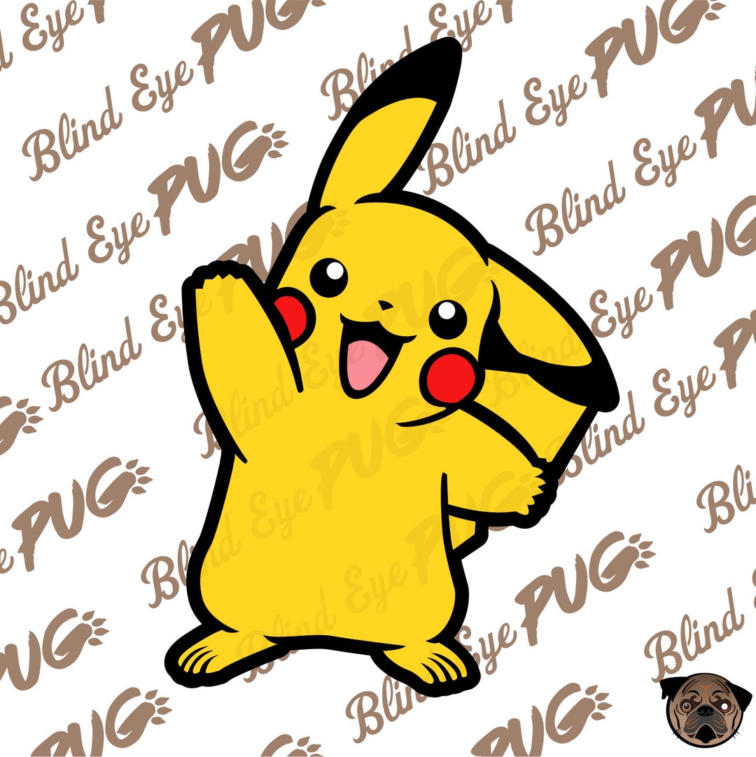 Pikachu SVG Layer, Pokemon, Smash Brother, Eevee, Pikachu, Ashe,catch ...