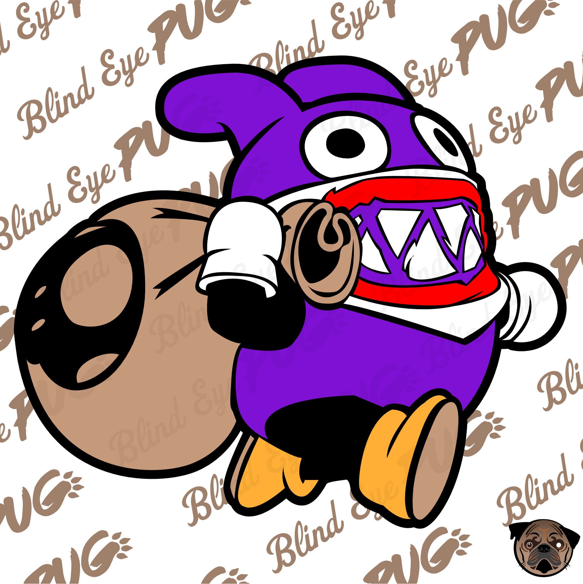 Nabbit SVG Layer Mario Brothers Mario Kart Nintendo - Etsy UK