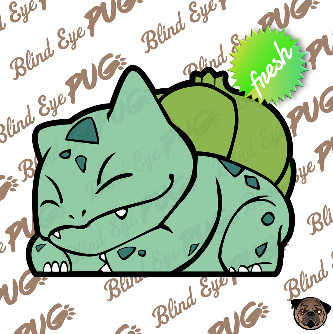Bulbasaur SVG Layer Pokemon Smash Brother Eevee Pikachu - Etsy