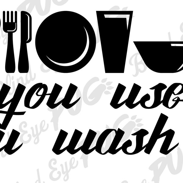 Wash Dishes Sign - Etsy