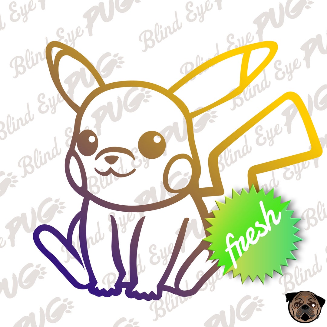 Pikachu SVG Flat, Pokemon, Smash Brother, Eevee, Pikachu, Ashe,catch ...