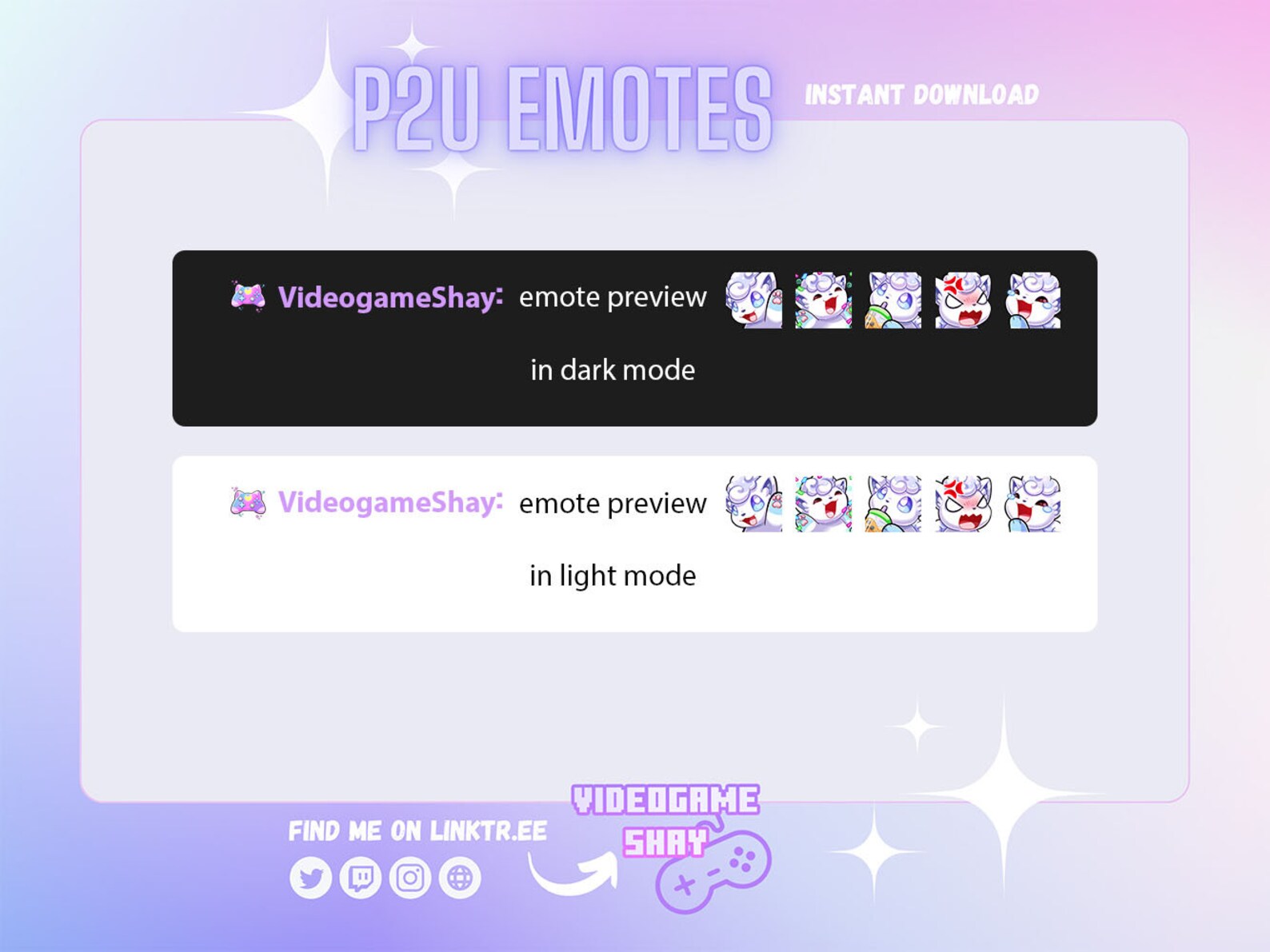 Alolan Vulpix Pokemon Twitch Emote Pack Gaming Youtube - Etsy