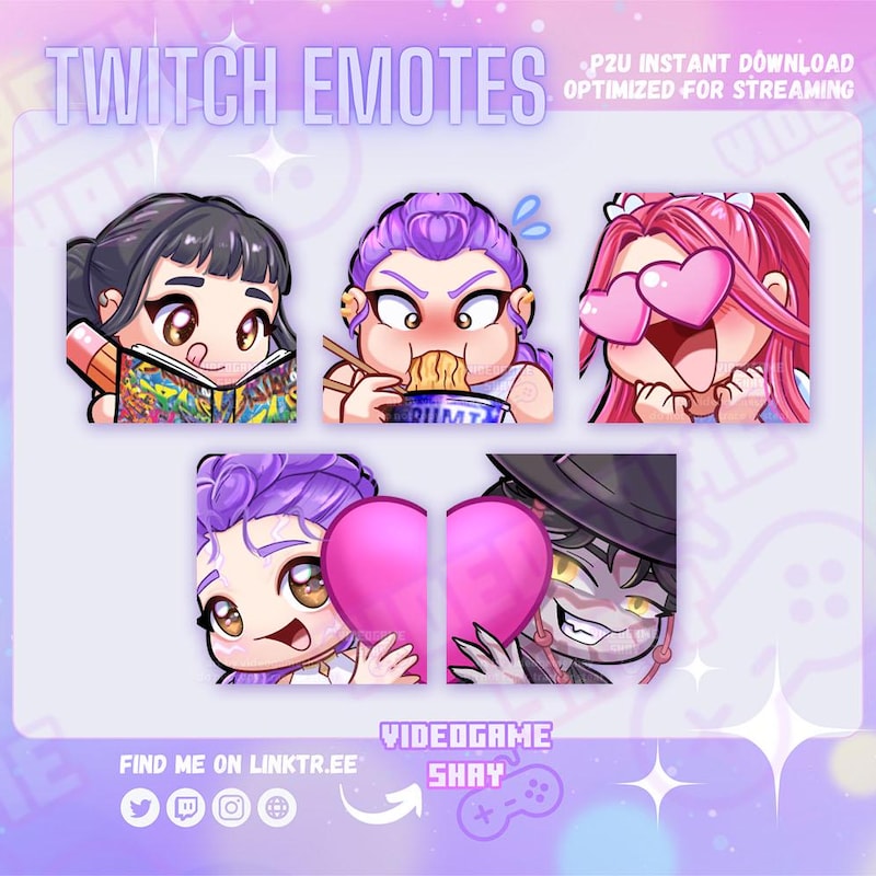 Kpop demon hunters twitch emote - Etsy Italia