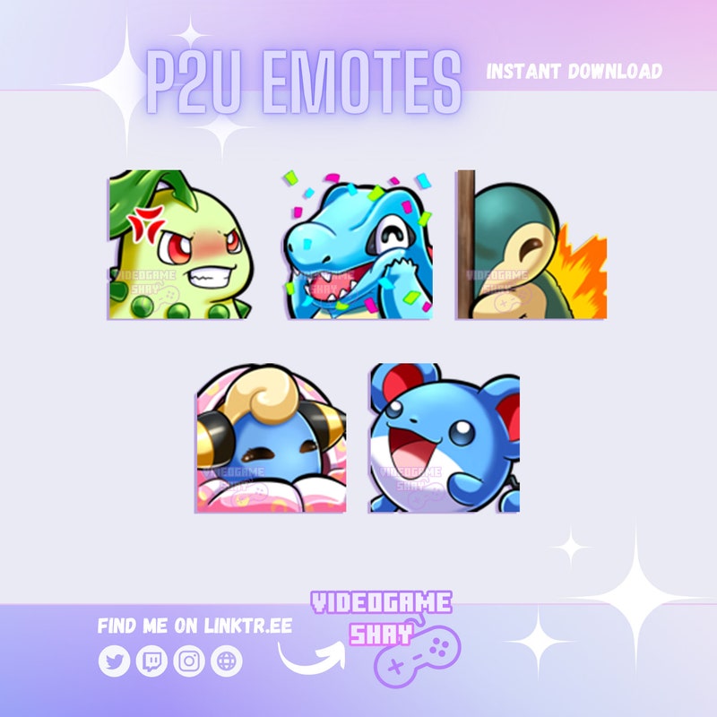 Johto Starter Sticker - Etsy