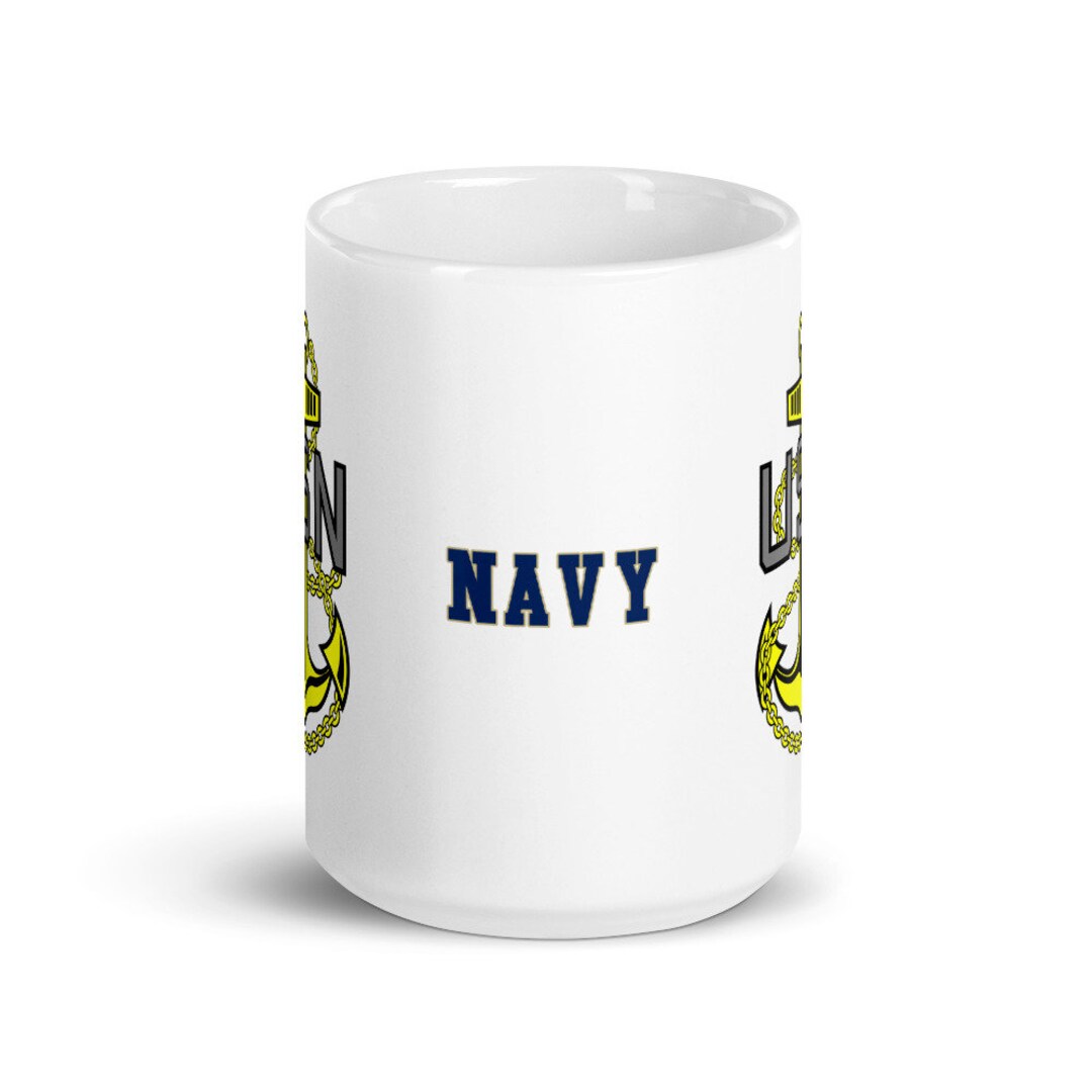 Rearguard Designs Navy Chief E 7 White Mug Chief s Anchors And Navy Etsy Rearguard Designs Navy Chief E 7 White Mug Chief s Anchors And Navy Etsy