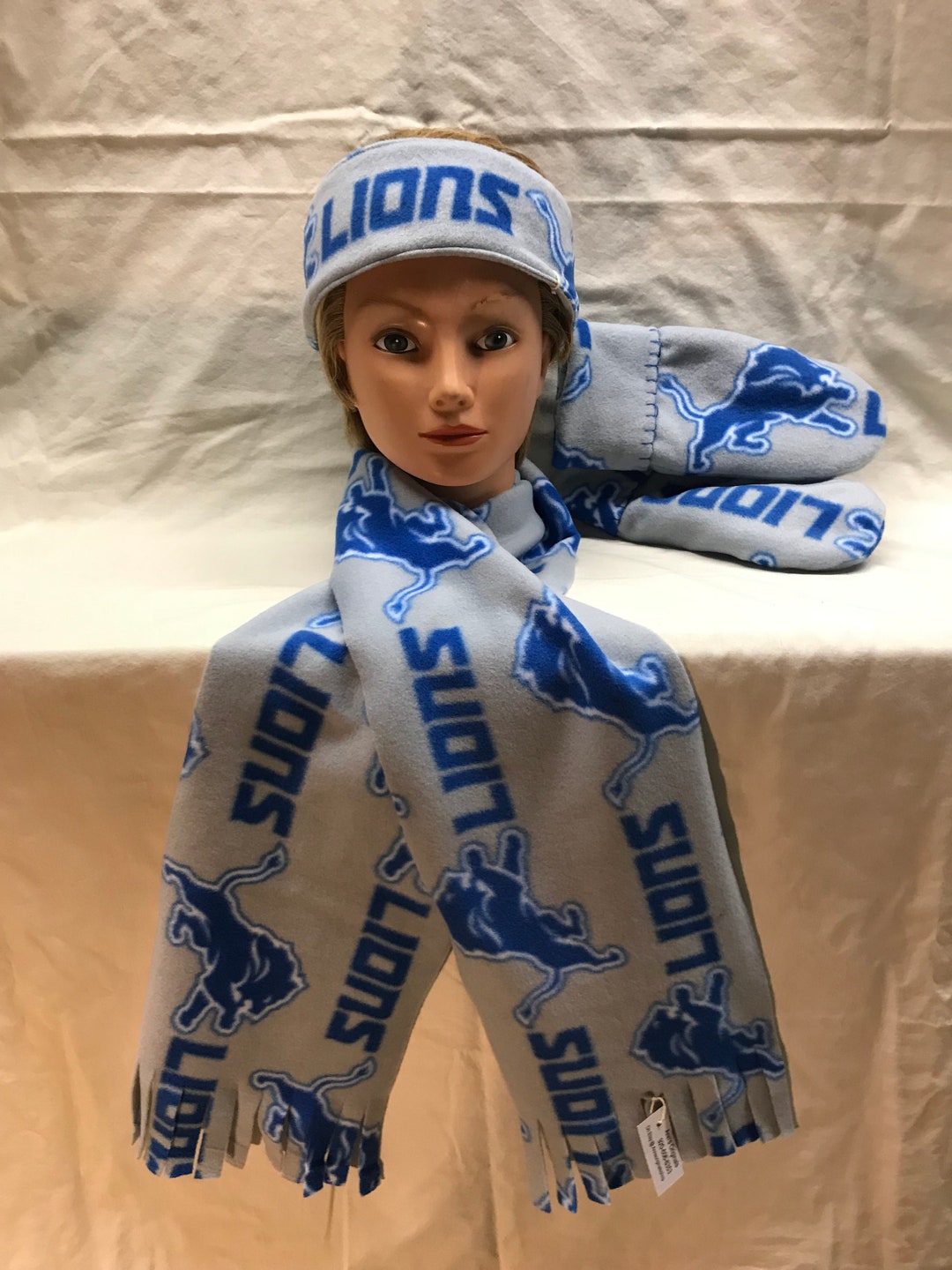 Detroit Lion Mittens, Detroit Lion Scarf, Detroit Lion Headband ...