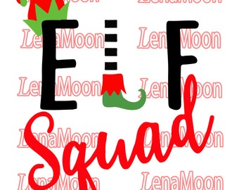 Elf squad svg | Etsy