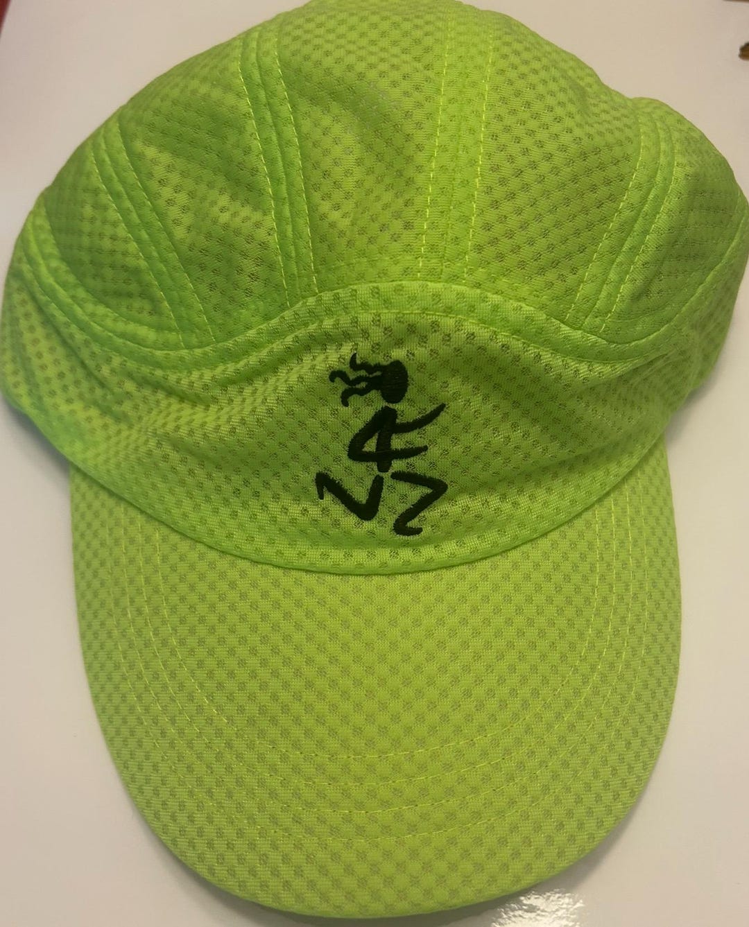 MARATHON CAP Neon Green Runnergirl - Etsy