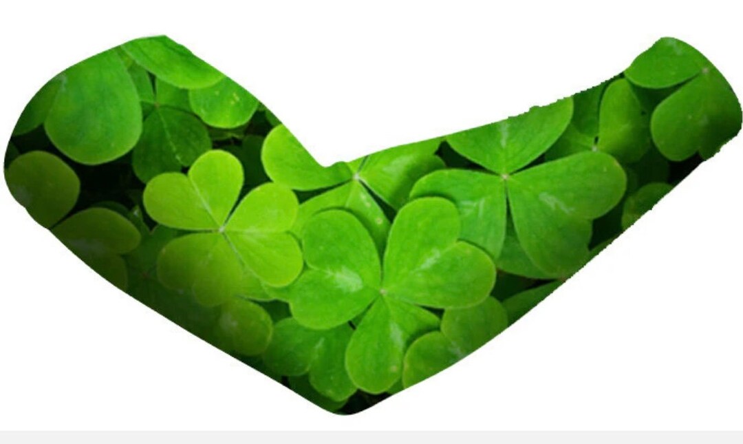 Shamrocks Arm Sleeves S/M, Compression Arm Sleeves, Custom Arm Sleeves ...