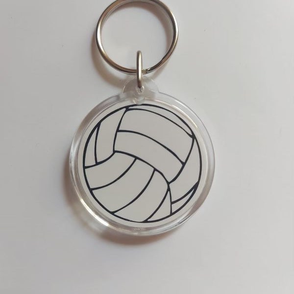 Volleyball Key Chain - Etsy