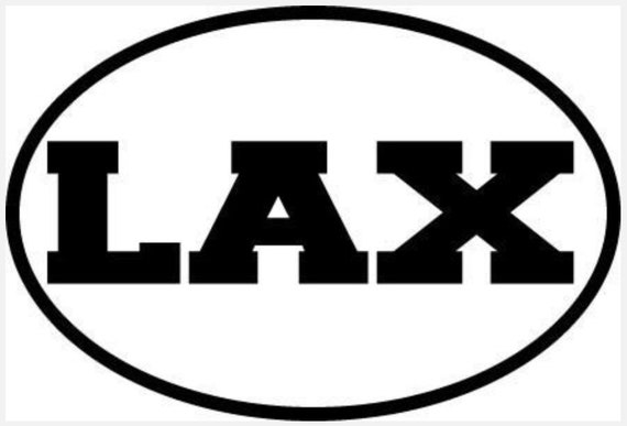 LAX Decal - Etsy