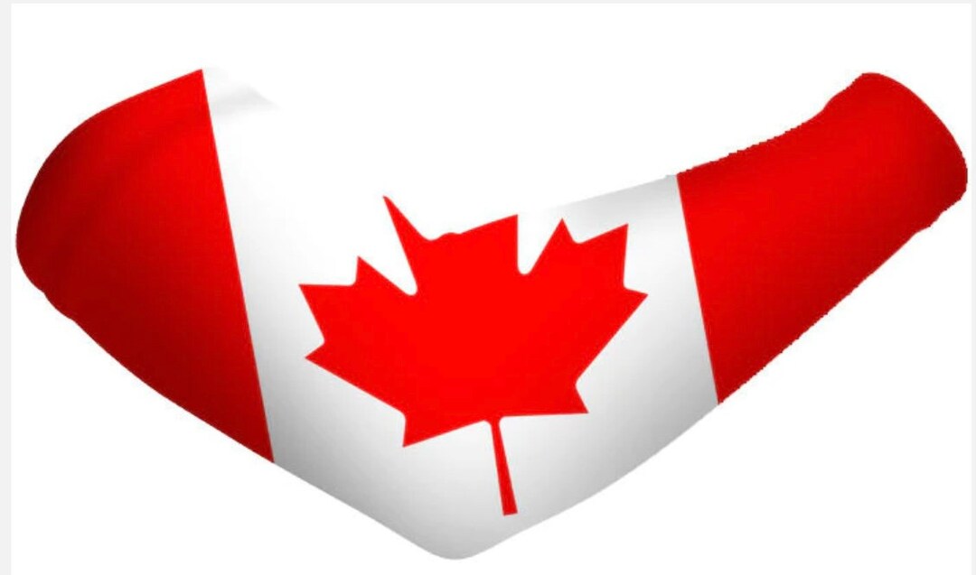Canadian Flag Arm Sleeves S/M Compression Arm Sleeves Custom - Etsy