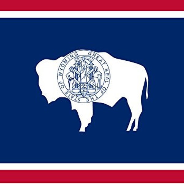 Wyoming Flag - Etsy