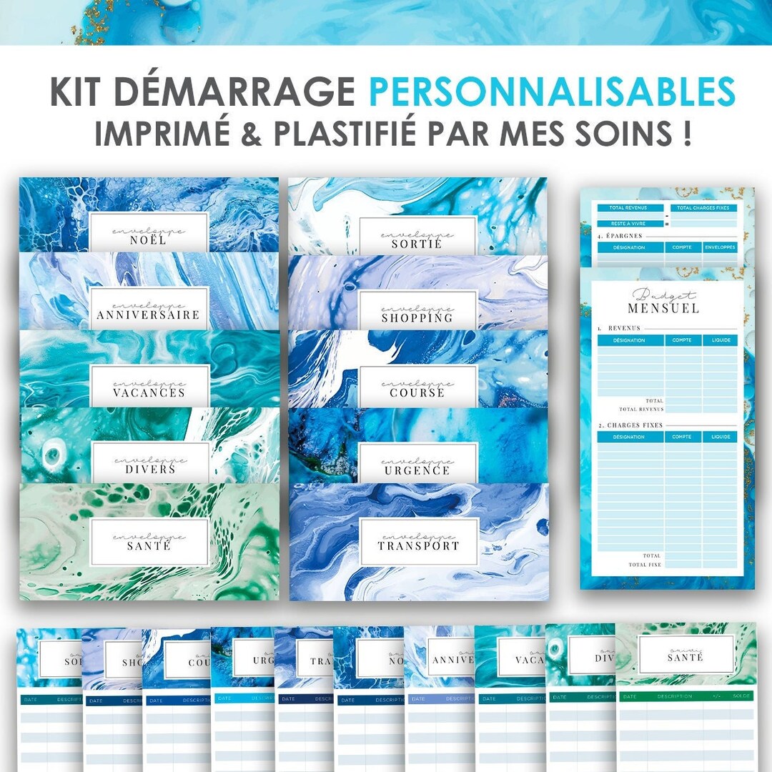 CUSTOMIZABLE Starter Kit for Budget Binder, Budget Envelopes - Etsy