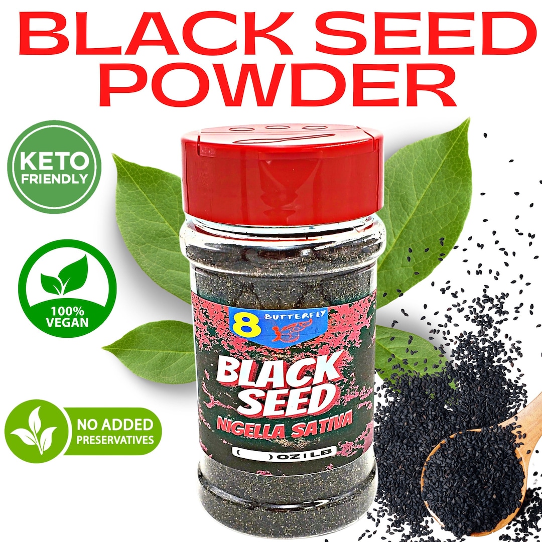 Organic Black Seed Powder | 100% Pure Nigella Sativa | Natural Kalonji ...