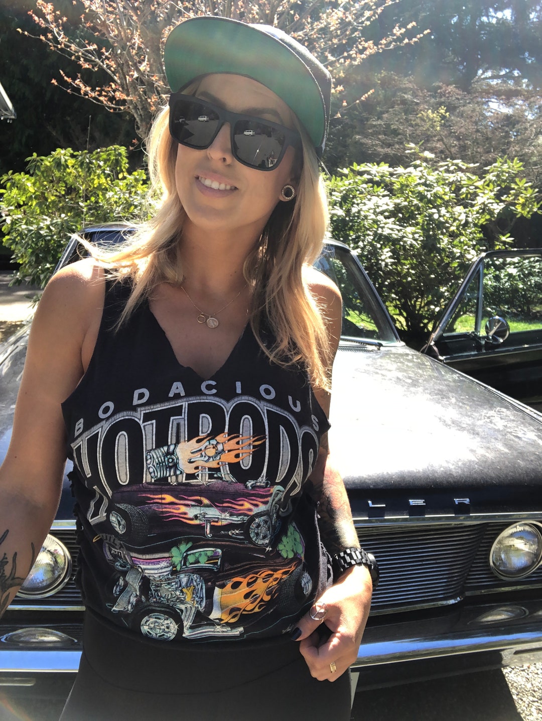 BODACIOUS Hot Rods Ladies Custom Tank - Etsy