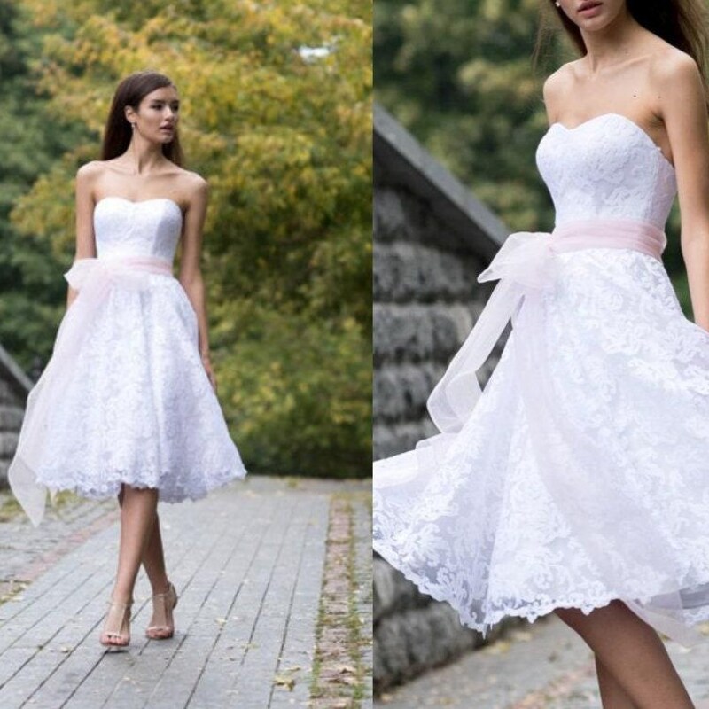 Short Wedding Dress - Etsy UK