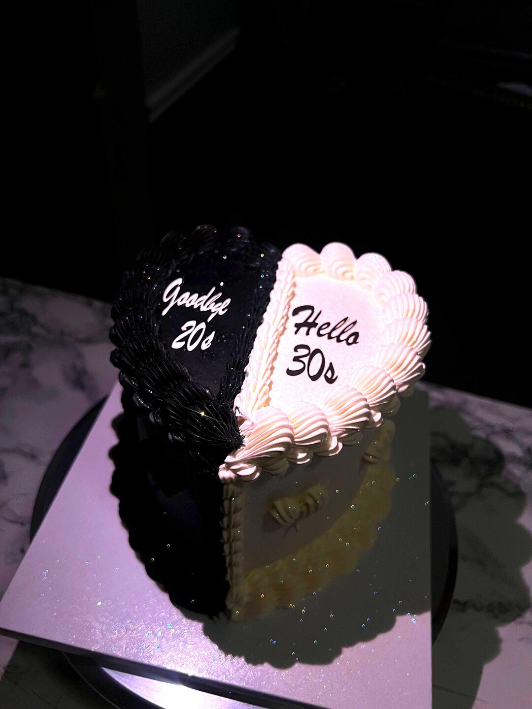 Custom Flat Lay Cake Topper Heart Cake Topper Birthday Cake Charm ...