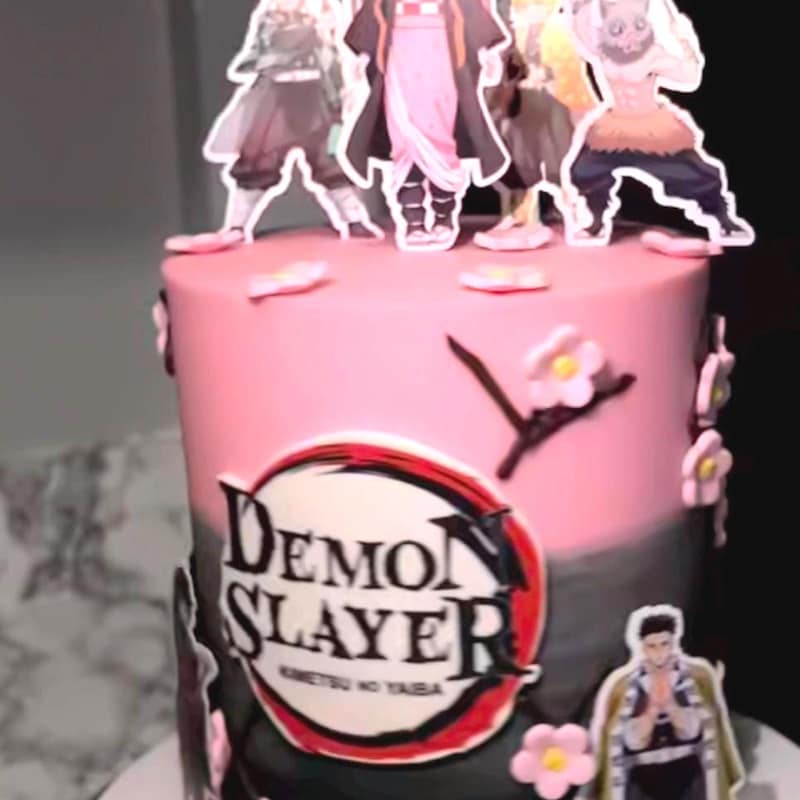 Demon Slayer Cake - Etsy