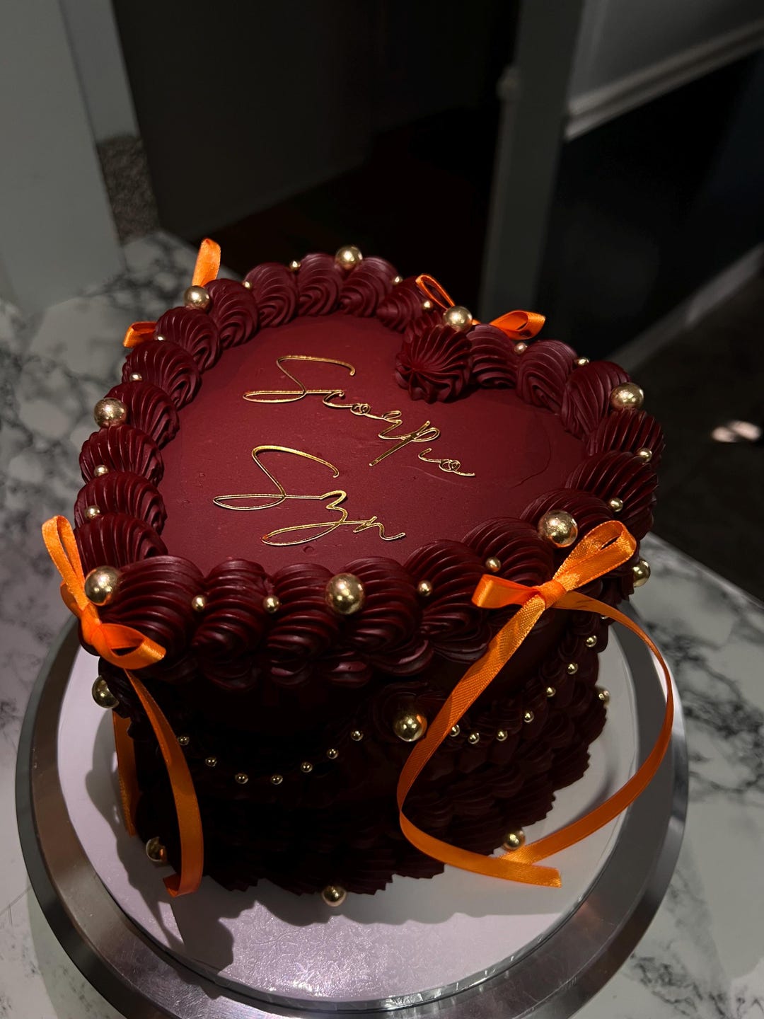 Custom Flat Lay Cake Topper Heart Cake Topper Birthday Cake Charm ...