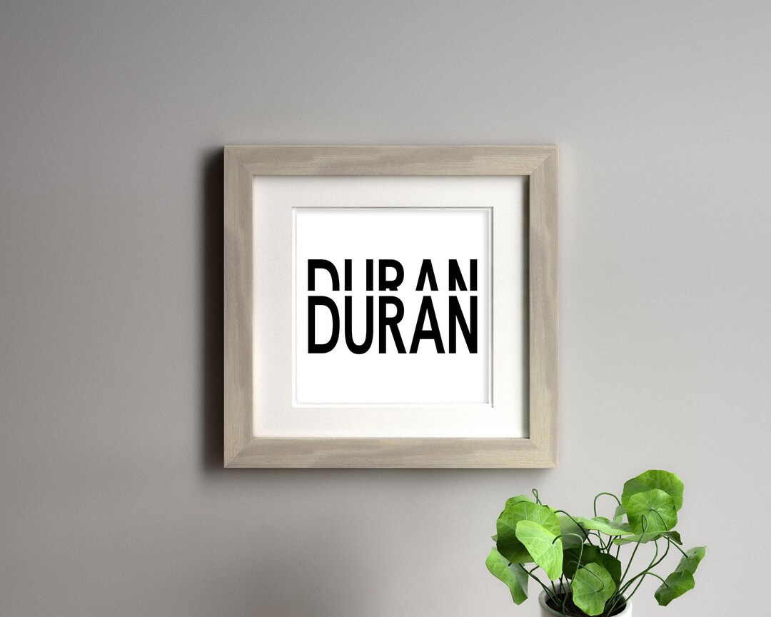 Decal Kit: Duran Duran Band Name, Paper Gods Inspired - Etsy