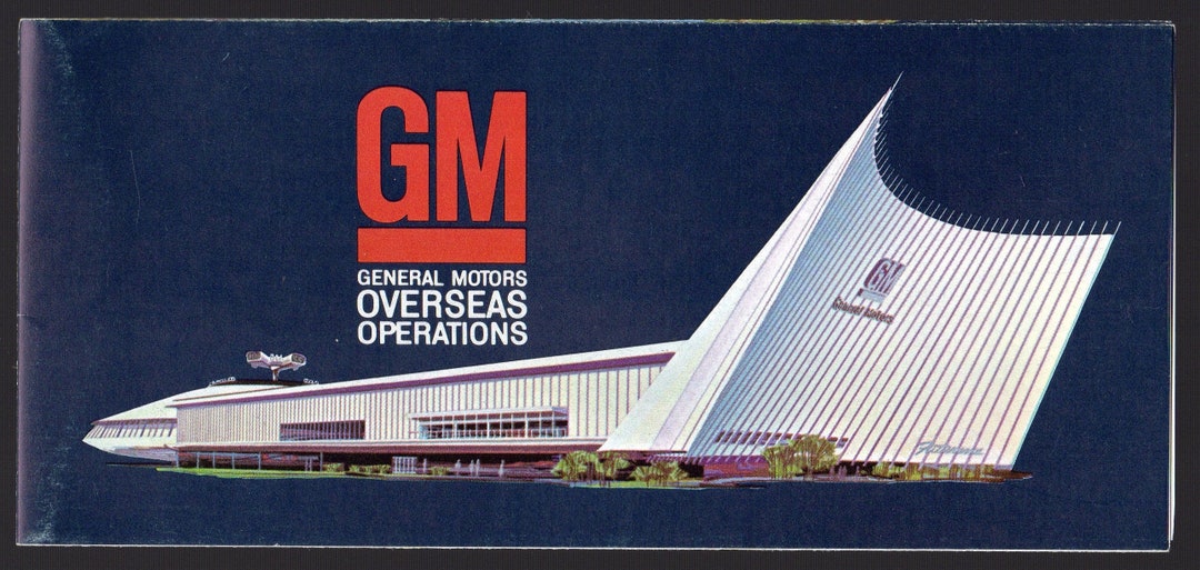 GM General Motors Overseas Operations - Etsy