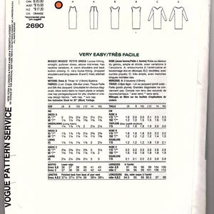 Vintage Vogue Sewing Pattern 2690, American Designer, Calvin Klein - Etsy