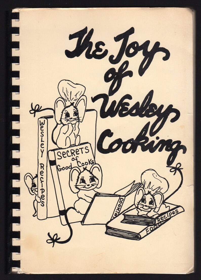 A Book of Favorite Recipes (cover Title: the Joy of Wesley Cooking) - Etsy