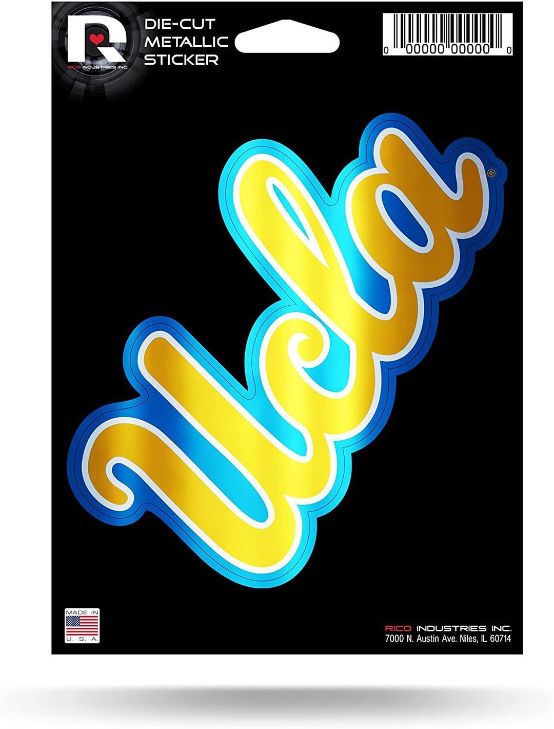 UCLA Bruins 5 Inch Sticker Decal Metallic Shimmer Design Flat Vinyl - Etsy