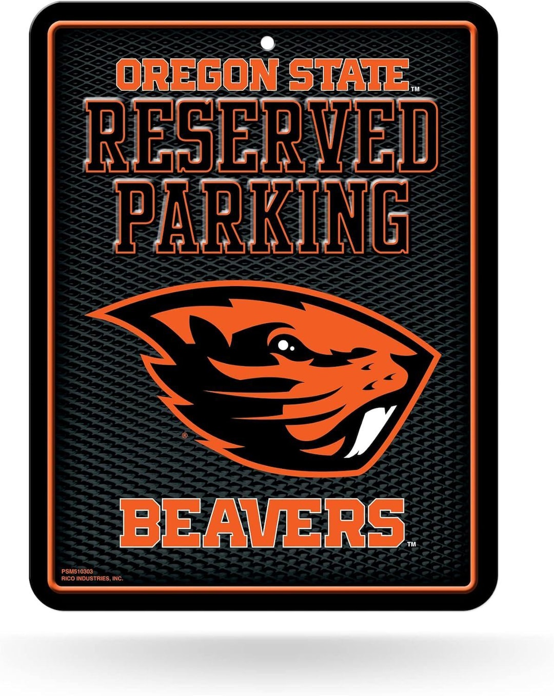 Oregon State University Beavers Metal Parking Sign, Reserved, 8.5 X 11 ...