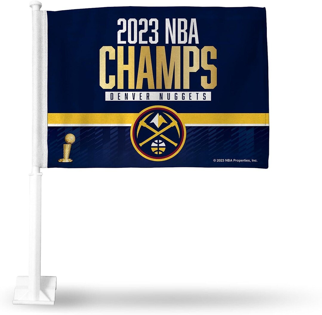 Denver Nuggets 2023 NBA Champions Premium Double Sided Car Flag Banner ...