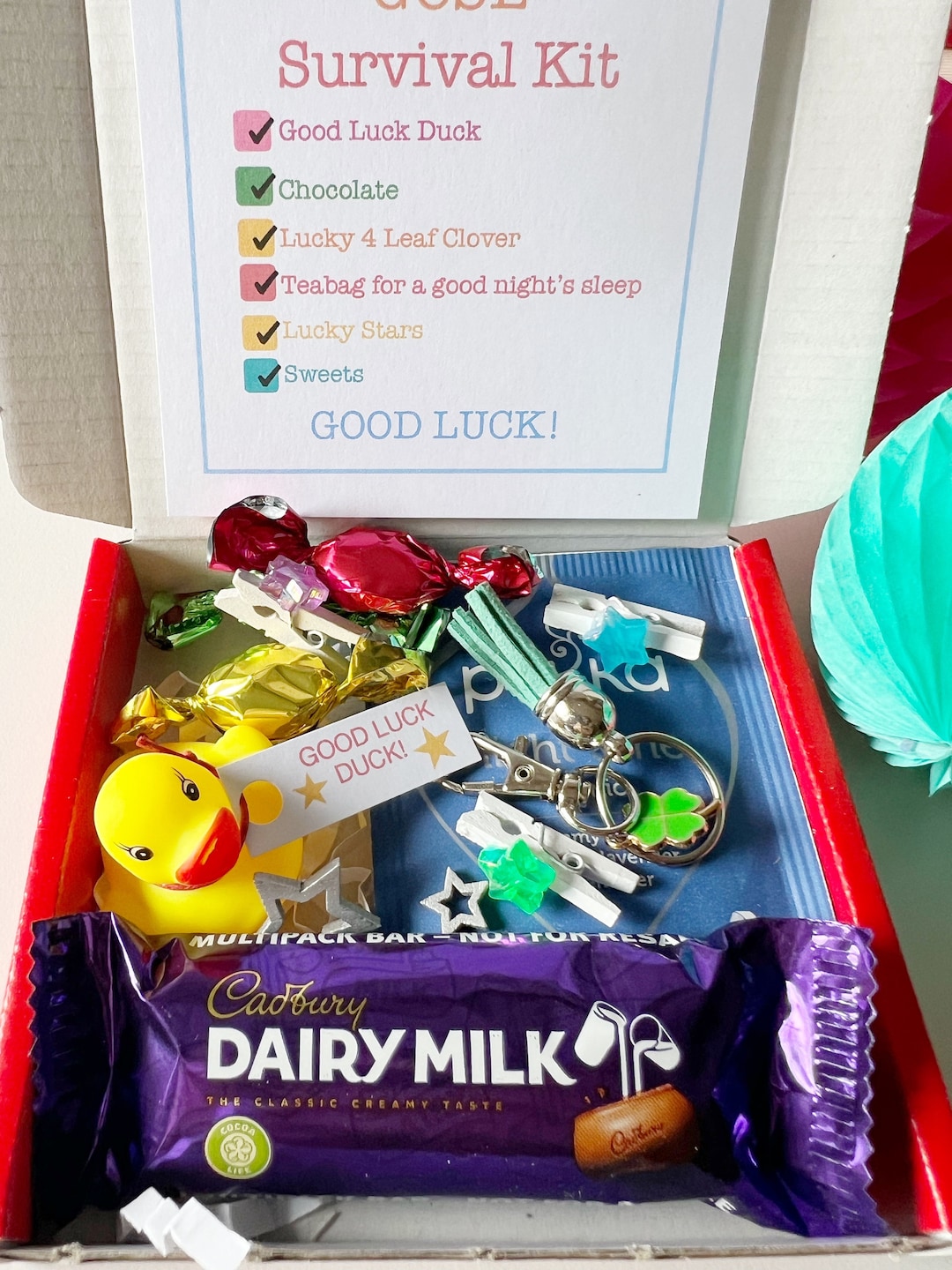 GCSE Good LUCK Gift. Good Luck Card. Wishing You All the Best. GCSE ...