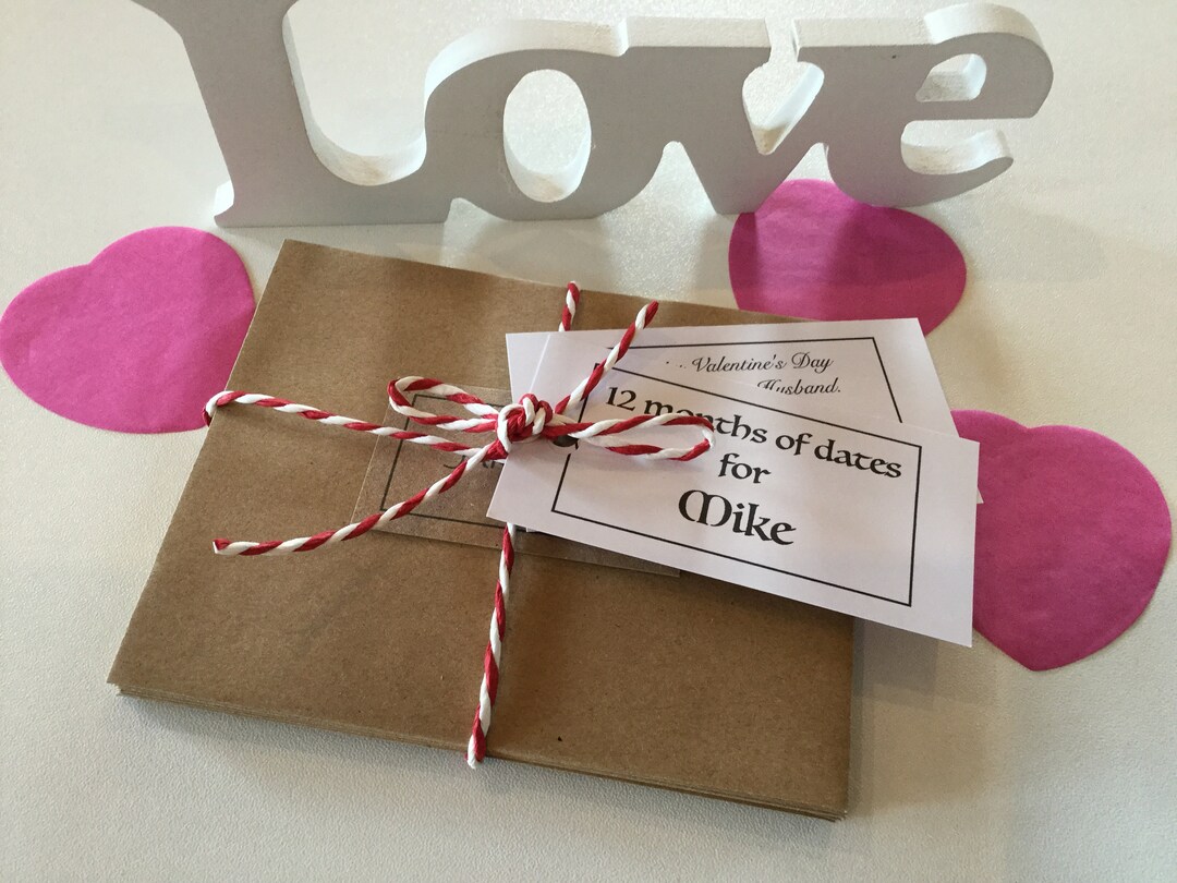 12 MONTHS of DATES. Individual Personalised Vouchers. Date Night Coupon ...