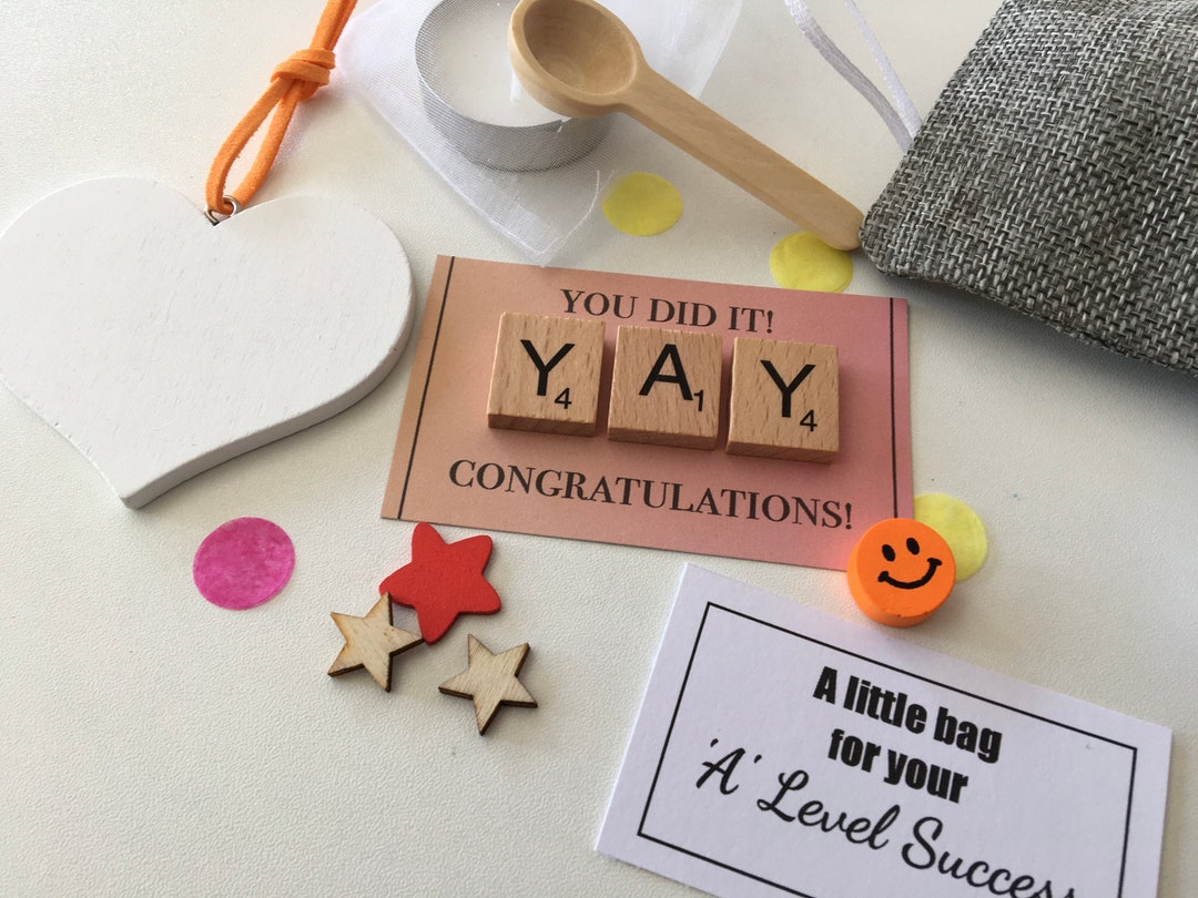 A Level Congratulations Gift: Exam Success Keepsake - Etsy