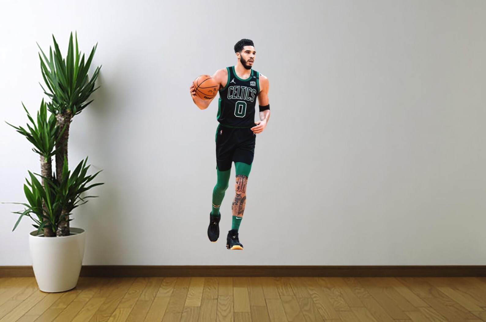 Jayson Tatum Basketball Player Wall Decal – Life-size Cutout Removable ...
