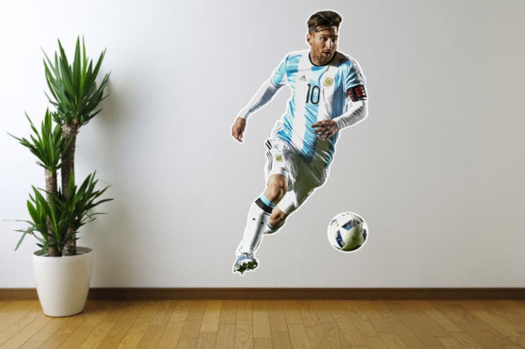 Lionel Messi, Argentina, Soccer, Futbol Fathead Style Wall Decal ...