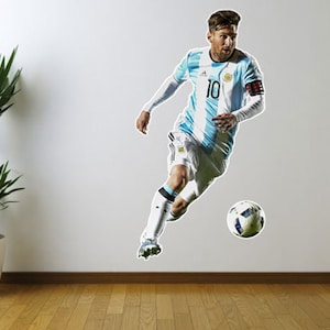 Lionel Messi, Argentina, Soccer, Futbol Fathead Style Wall Decal ...
