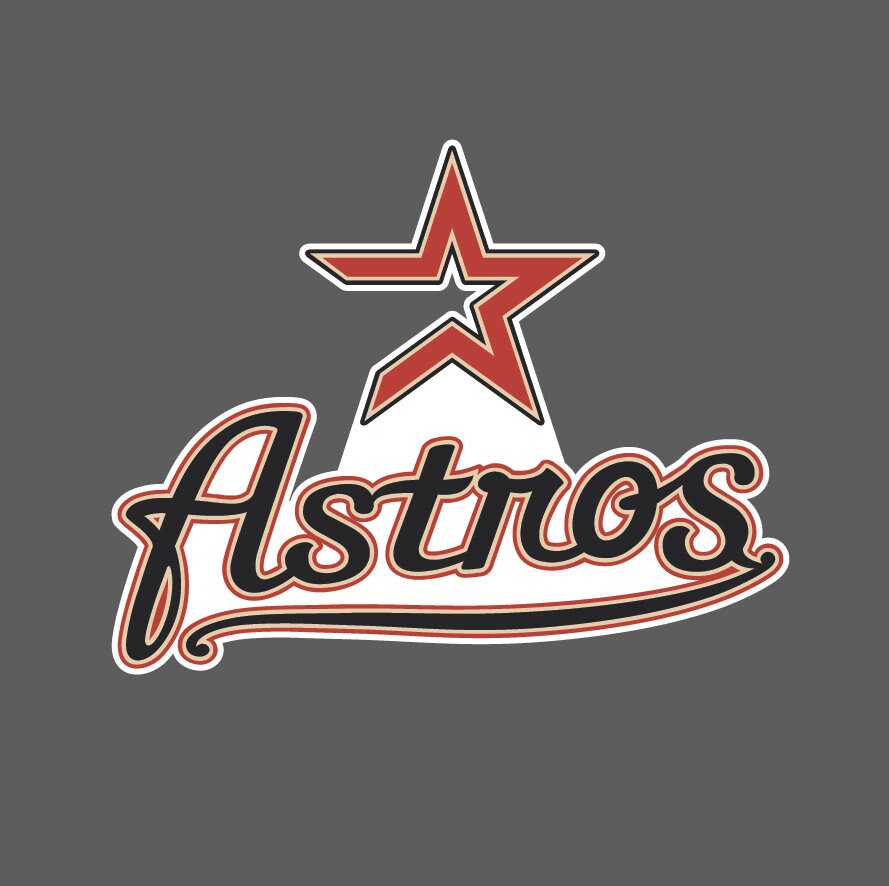 Houston Astros Vintage Logo 2000-2012 Sticker Vinyl Wall Decal | Etsy